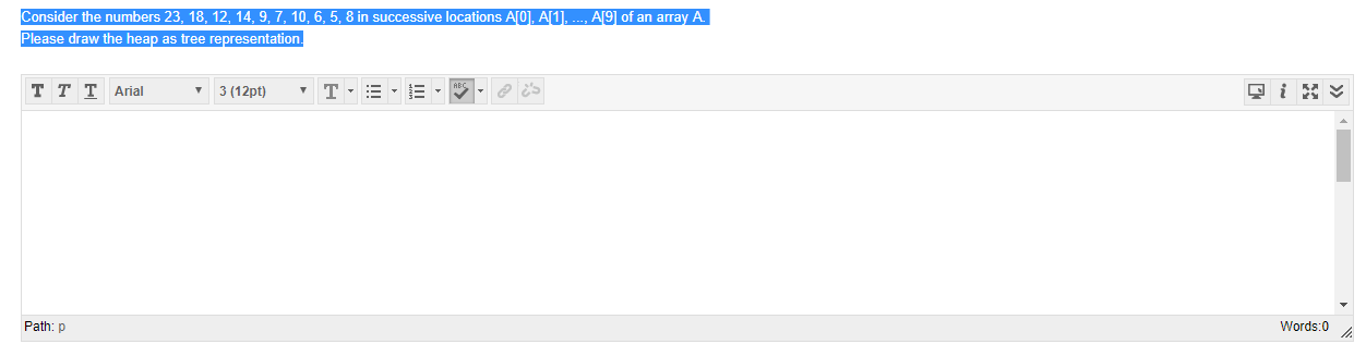 Solved Just Some Basic Questions About Heaps And Arrays