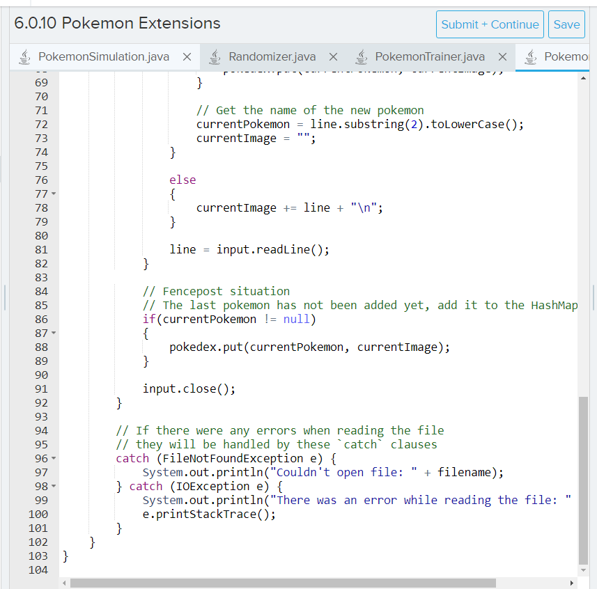 Solved 6.0.10 Pokemon Extensions 1 public class | Chegg.com