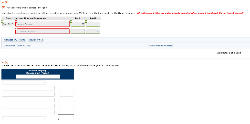 Solved Problem 10-01A a-c (Video) (Part Level Submission) On | Chegg.com