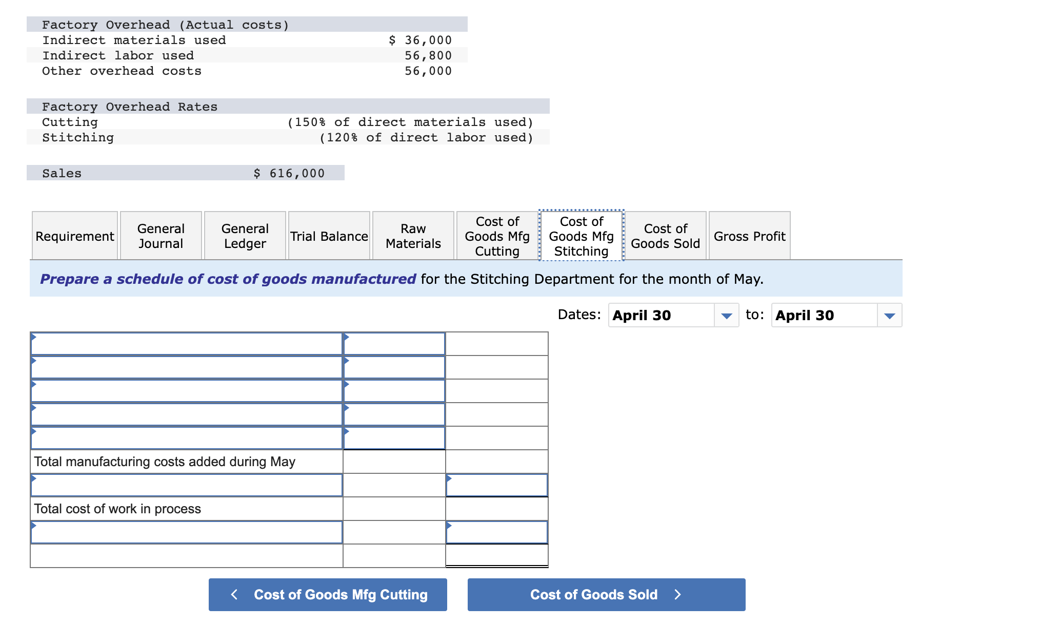 Solved Prepare journal entries for the month of May's | Chegg.com