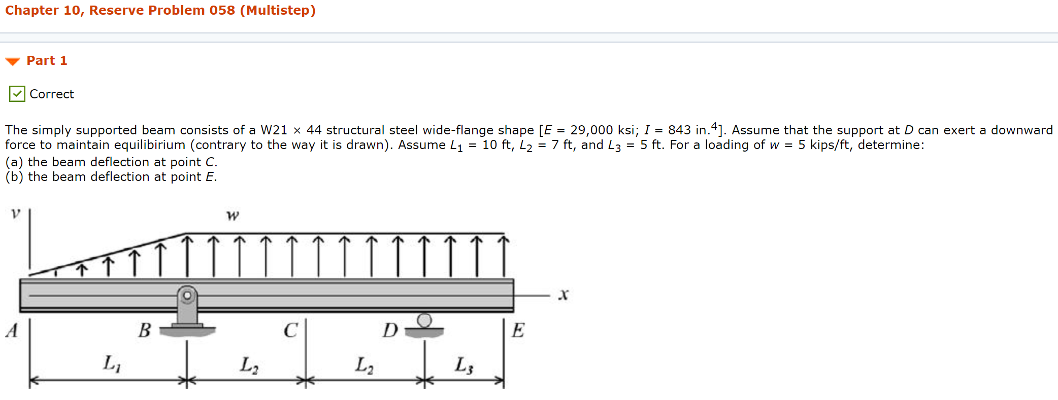 Chapter 10, Reserve Problem 058 (Multistep) Part 1 | Chegg.com