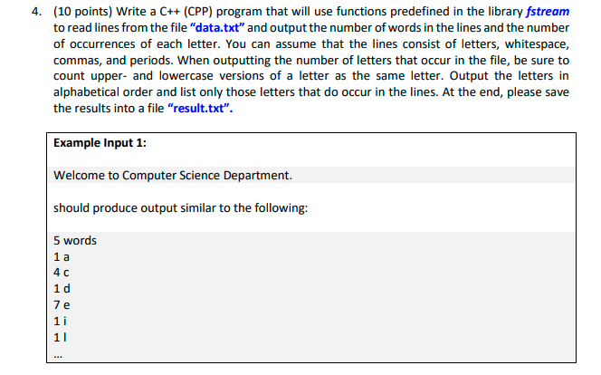 Solved 3. (10 points) Write a CPP program that uses while, | Chegg.com