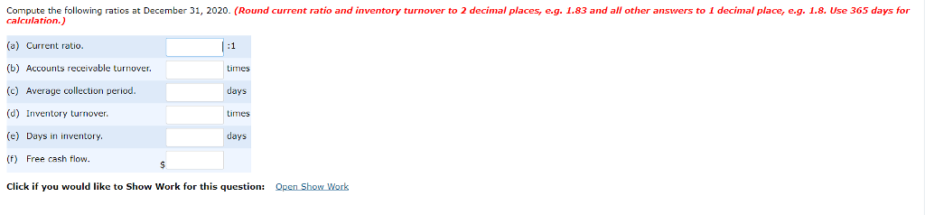 Solved Exercise 13-09 Sheridan Company has these comparative | Chegg.com