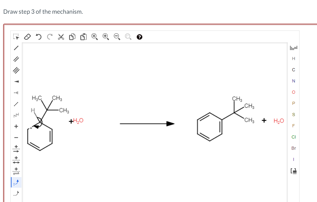 Solved When benzene is treated with 2-methylpropene and | Chegg.com