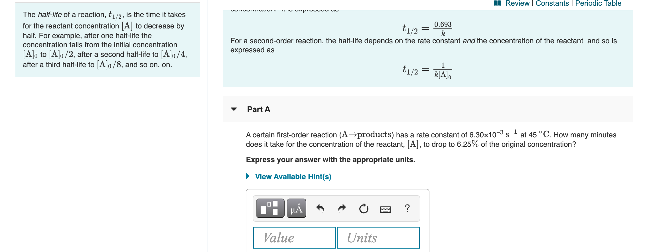 Solved 1 Review | Constants I Periodic Table "Uvapivuuuuuu = | Chegg.com
