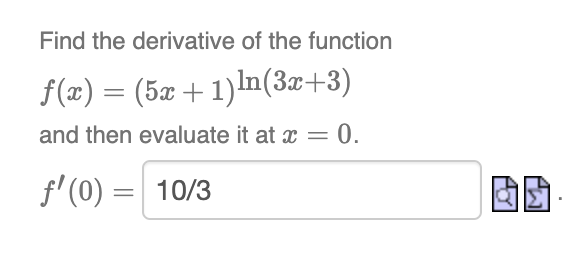 Solved Find the derivative of the function | Chegg.com
