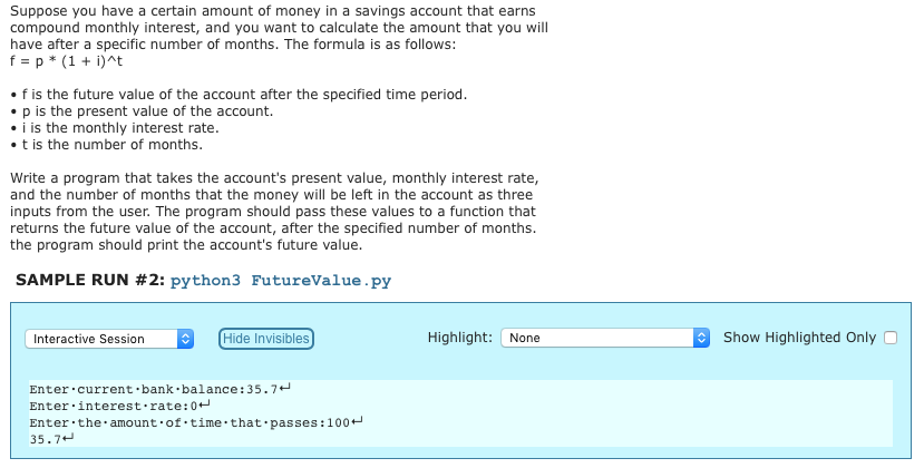 Solved Suppose You Have A Certain Amount Of Money In A Chegg