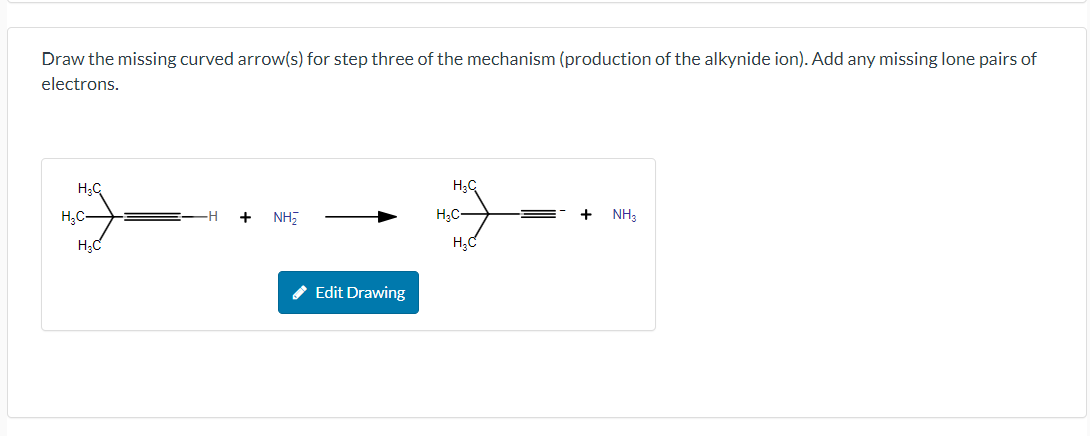 Solved Draw the missing curved arrow(s) for step three of | Chegg.com