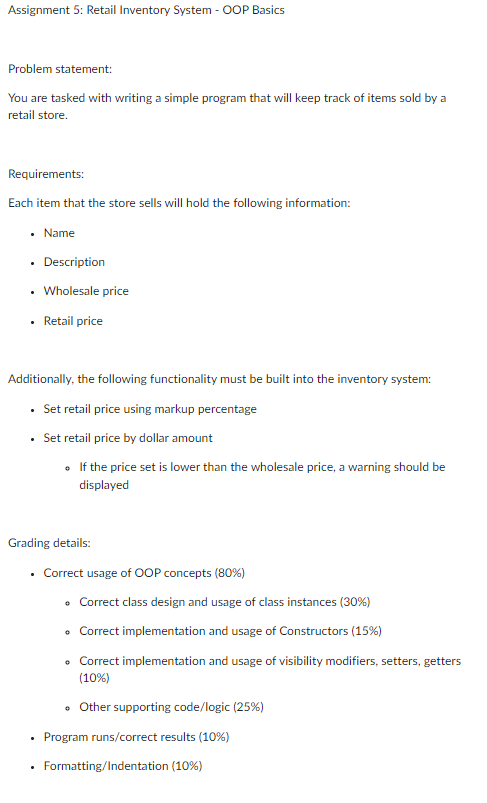 Solved Problem statement: You are tasked with writing a | Chegg.com