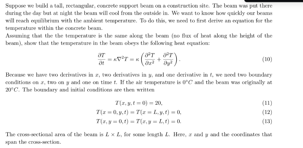 Solved Suppose we ﻿build a tall, rectangular, concrete | Chegg.com