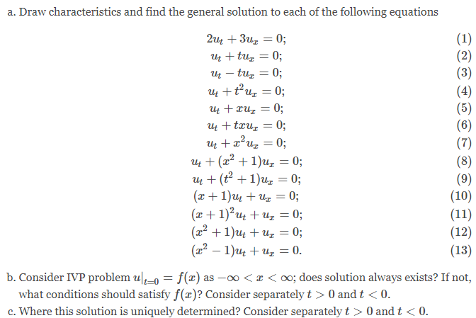 Solved Just need help with Part a, b, and c for Problems 2 | Chegg.com