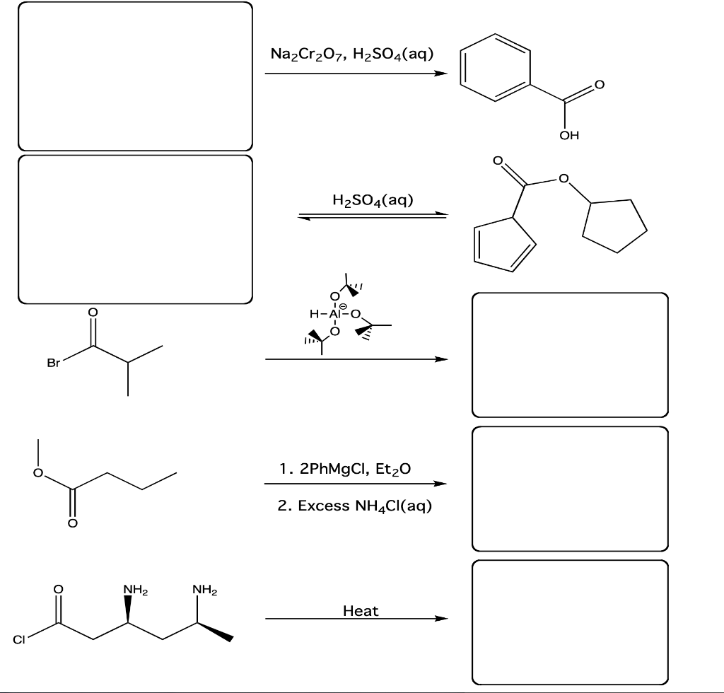 Solved Na2Cr207, H2SO4(aq) O OH H2SO4(aq) ot 0= H-A1-a Br 1. | Chegg.com