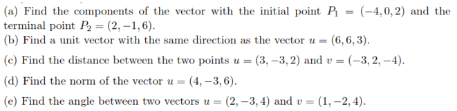 Solved (a) Find the components of the vector with the | Chegg.com