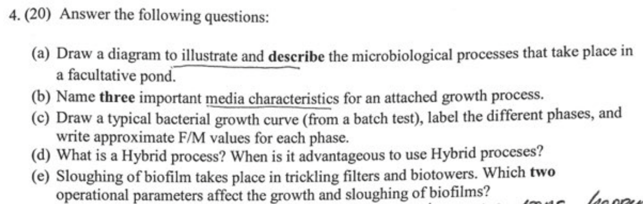 Solved 4. (20) Answer the following questions: (a) Draw a | Chegg.com