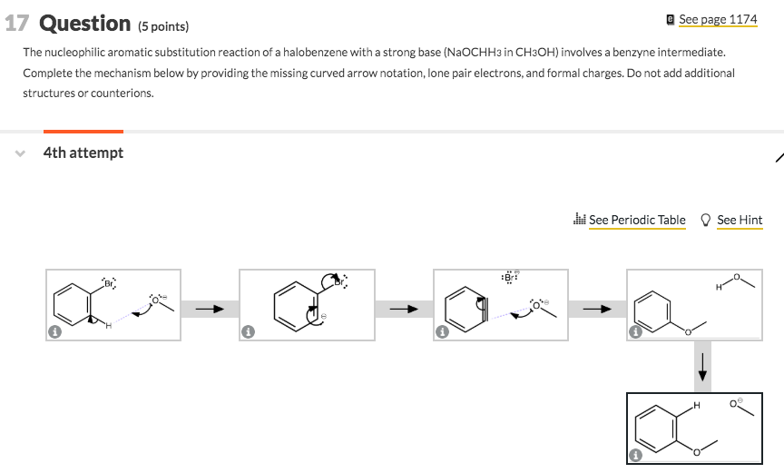 Solved The nucleophilic aromatic substitution reaction of a | Chegg.com