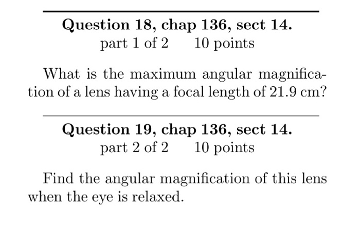 Solved Question 18, chap 136, sect 14. part 1 of 2 10 points | Chegg.com