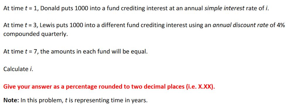 Solved Note that the second part uses a discount rate rather | Chegg.com