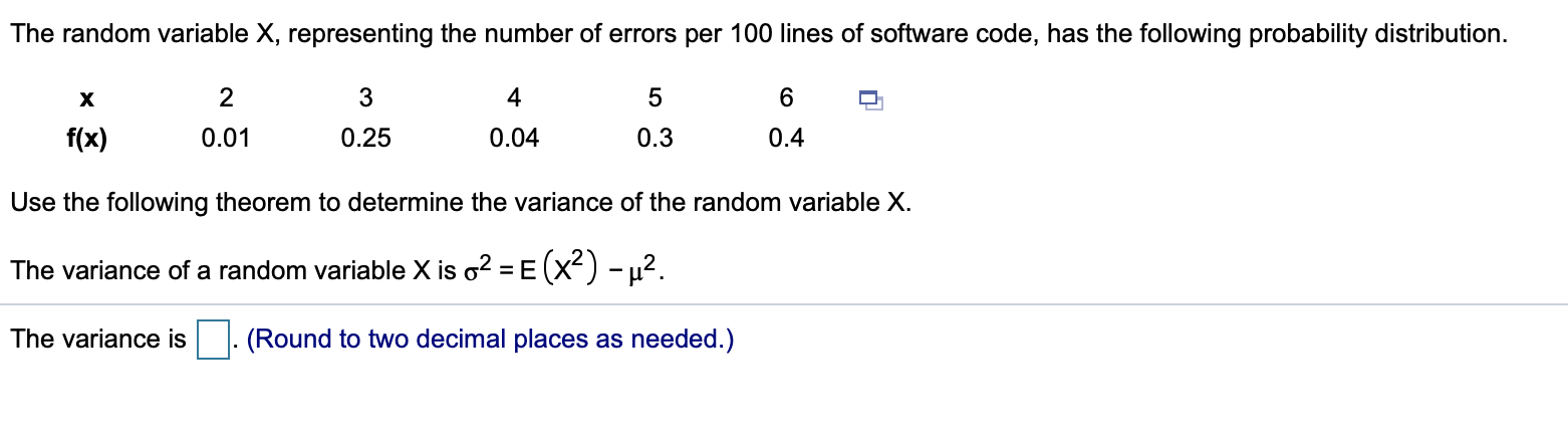 Solved The random variable X, representing the number of | Chegg.com