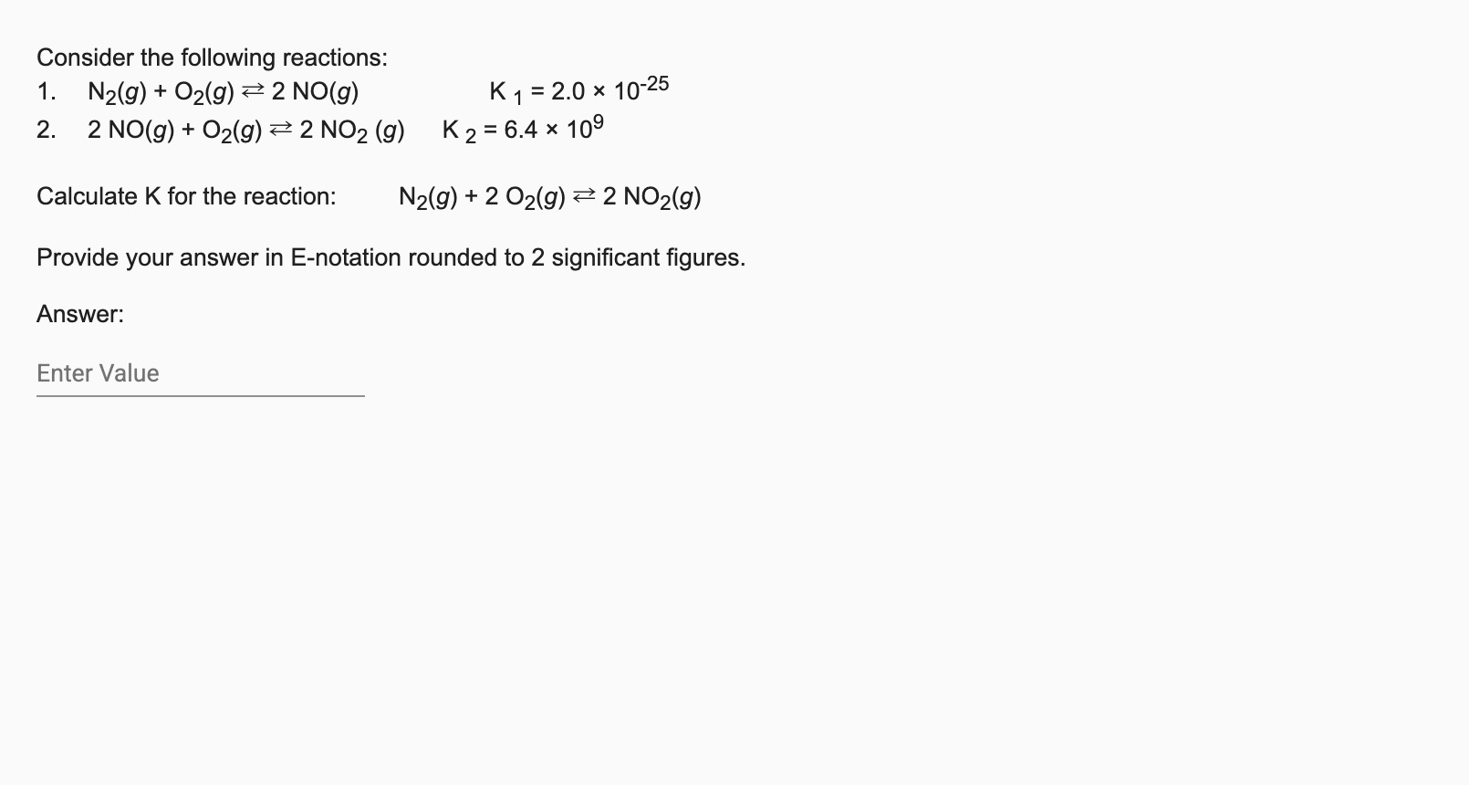 Solved Consider the following reactions: 1. | Chegg.com