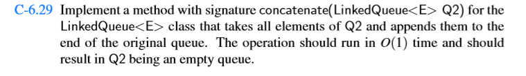 Solved C-6.29 Implement a method with signature | Chegg.com