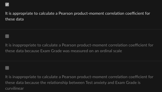 It is appropriate to calculate a Pearson | Chegg.com