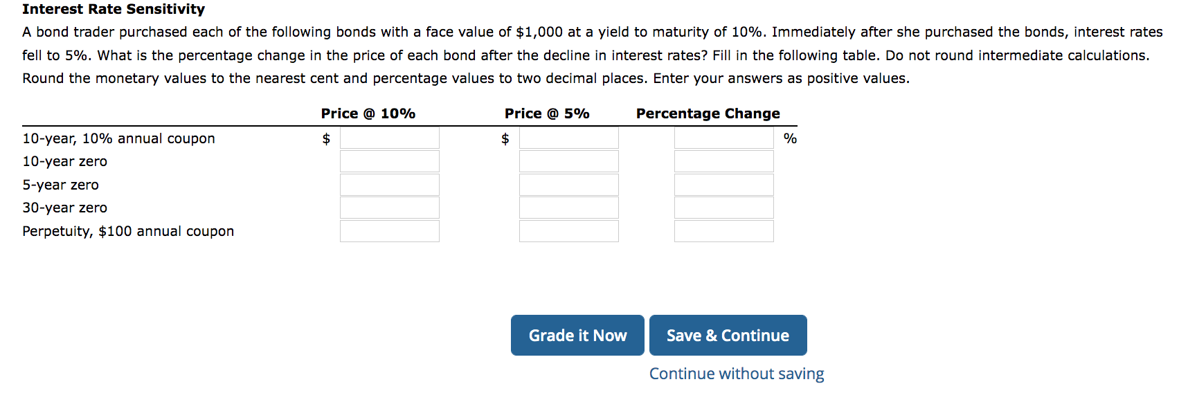 Solved Round the monetary values to the nearest cent and | Chegg.com