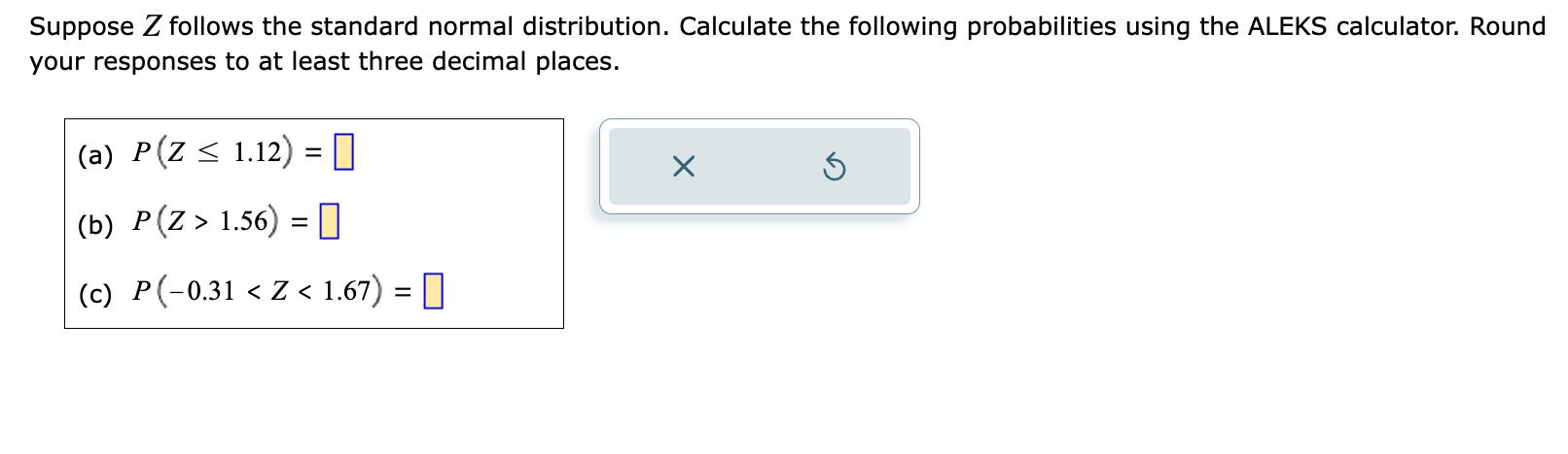 Solved Suppose Z Follows The Standard Normal Distribution