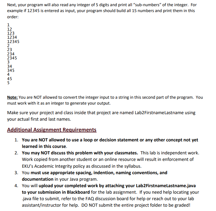 Solved Write a JAVA program that reads any string of length | Chegg.com