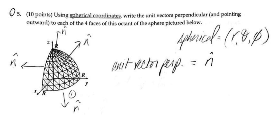 Solved 5. (10 points) Using spherical coordinates, write the | Chegg.com Solved 5. (10 points) Using spherical coordinates, write the | Chegg.com
