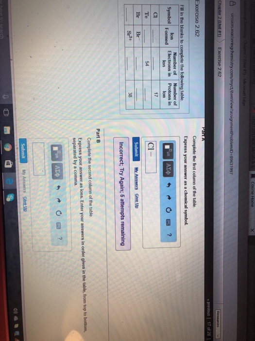 Solved 凸 1997 2.62 Exercise 2.62 Complete the first column | Chegg.com