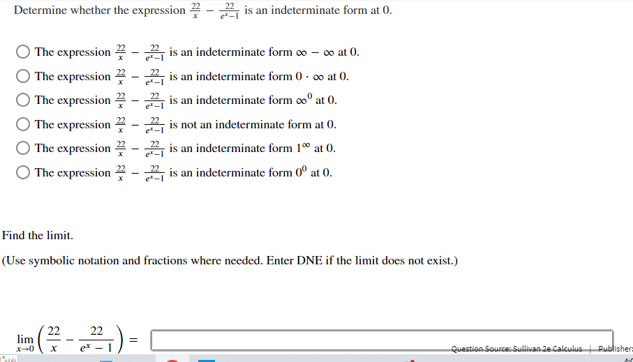 Solved Determine whether the expression x22−ex−122 is an | Chegg.com