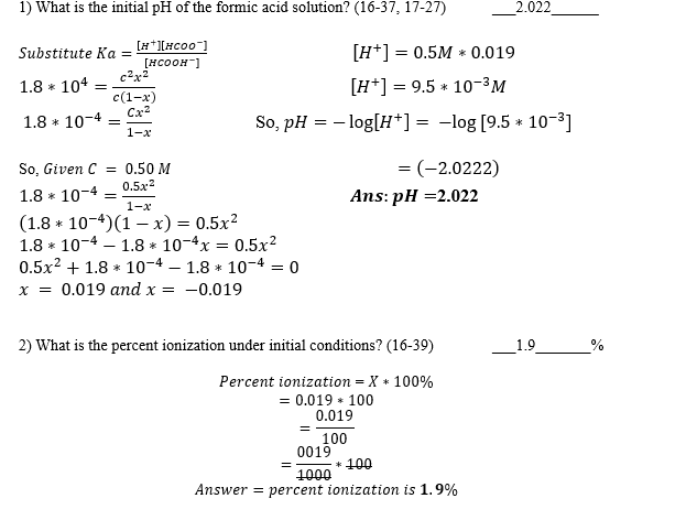 Solved We’re going to titrate formic acid (HCO2H) with | Chegg.com