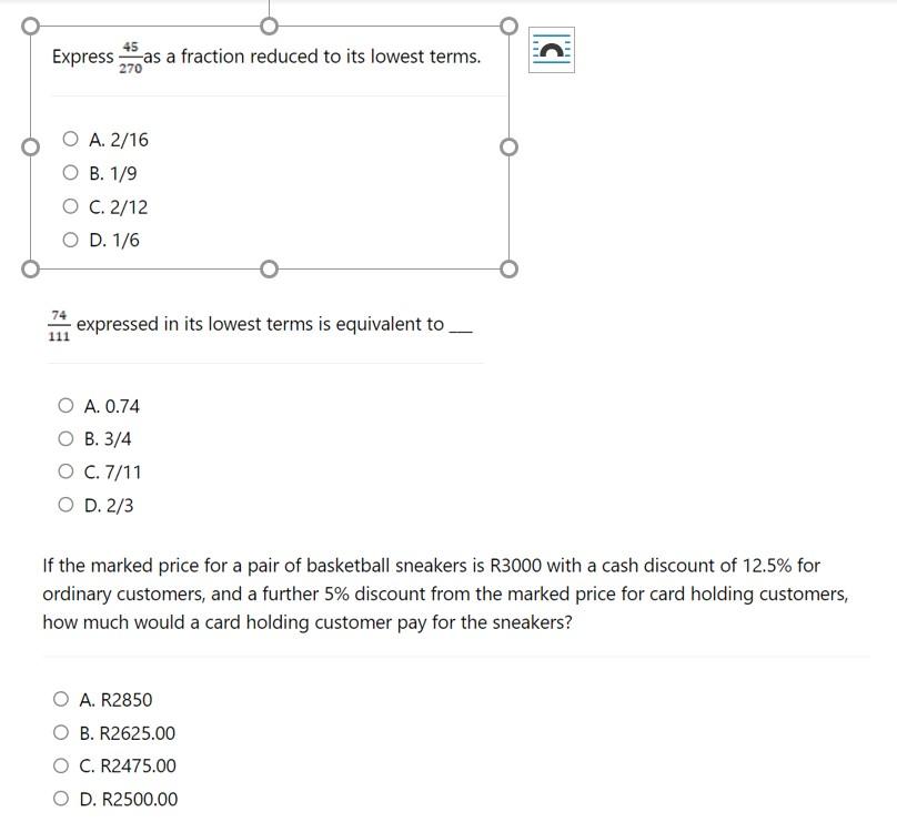 Solved 45 Express 111! as a fraction reduced to its lowest | Chegg.com
