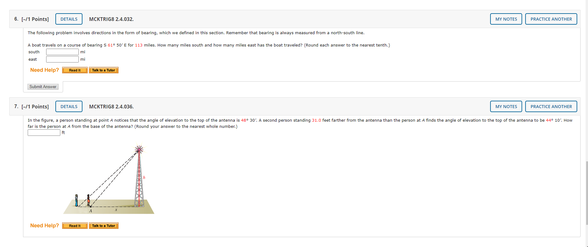 Solved 6. [-/1 Points] DETAILS MCKTRIG8 2.4.032. MY NOTES | Chegg.com
