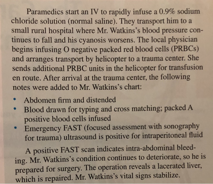 Solved Paramedics start an IV to rapidly infuse a 0.9% | Chegg.com