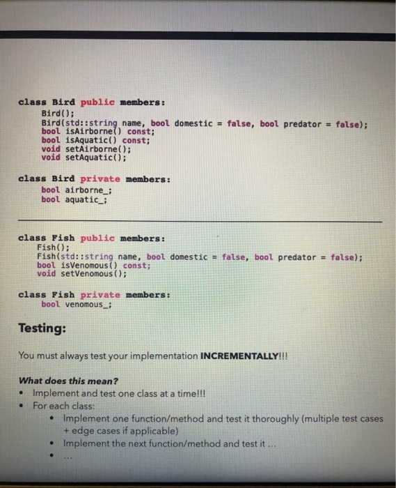 Solved Project 2: Inheritance Project will build on Project1 | Chegg.com