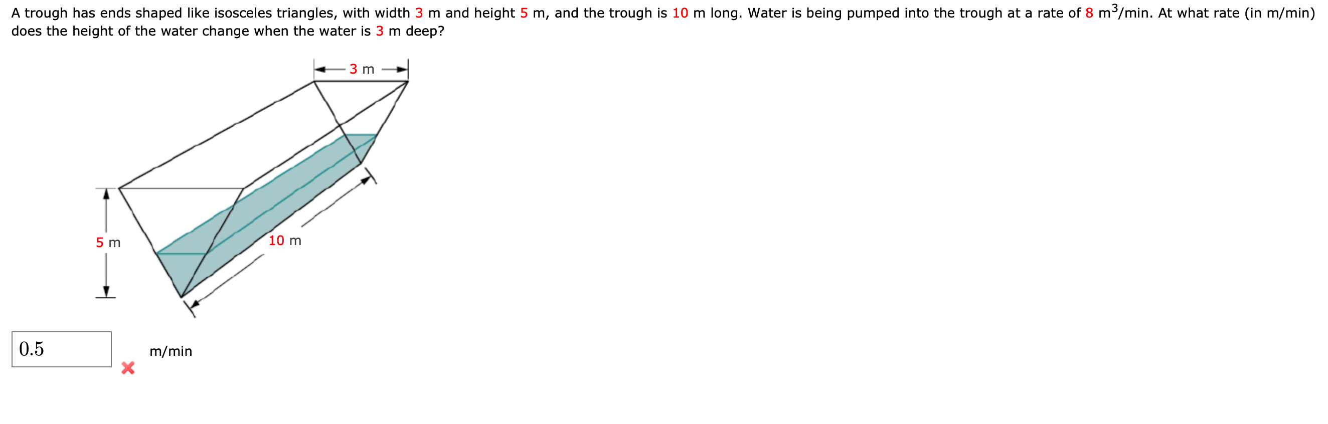 Solved does the height of the water change when the water is | Chegg.com