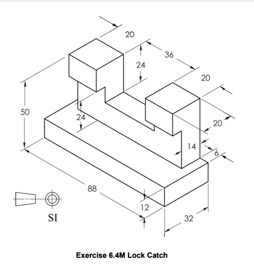 Solved CREATE AN ORTHOGANAL ( front view, top view, right | Chegg.com