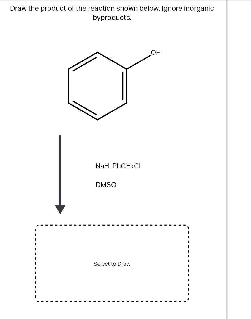 Solved Draw the product of the reaction shown below. Ignore | Chegg.com