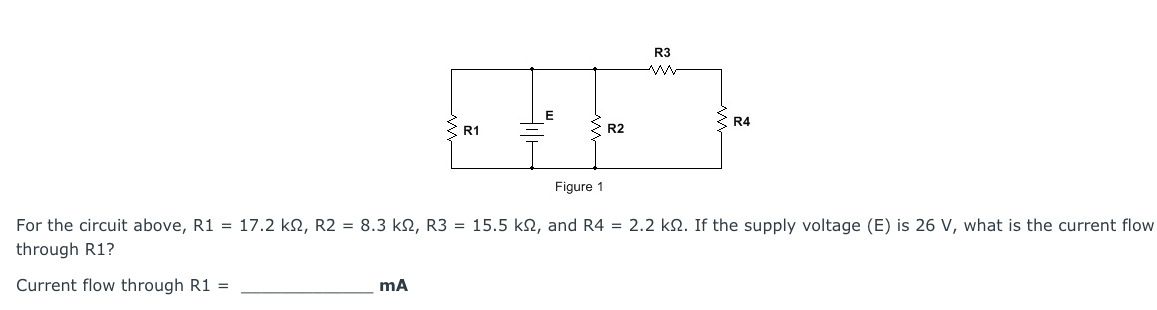 Solved R1 R2 *R3 E Figure 2 For the circuit above, R1 = 12.6 | Chegg.com