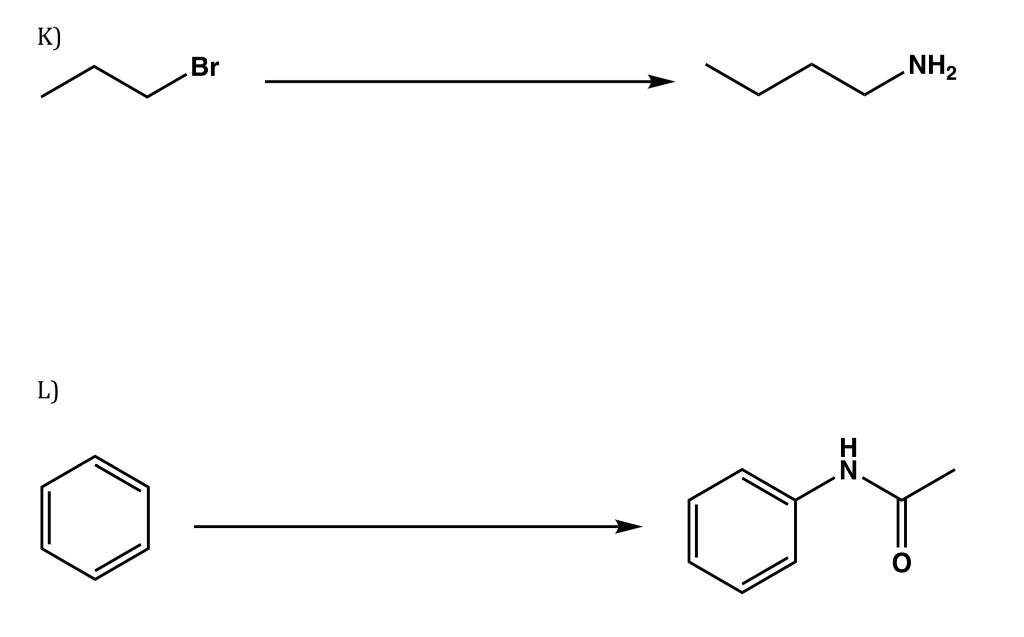 Solved NH2 Br L) M) (benzene is the only carbon source) он | Chegg.com