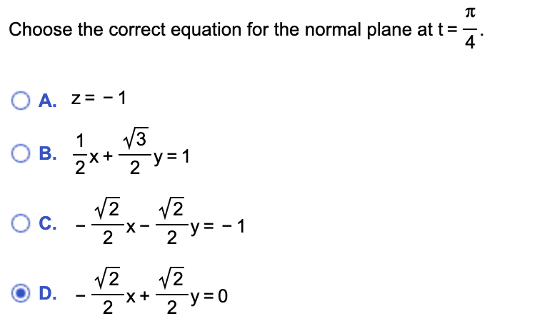 Solved Find r, T, N, and B at the given value of t. Then | Chegg.com