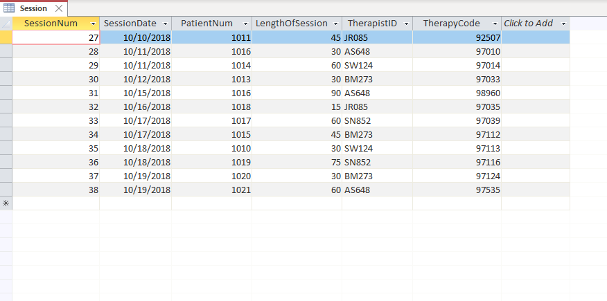Solved Sports Physical Therapy Database: SQL Answer each of | Chegg.com