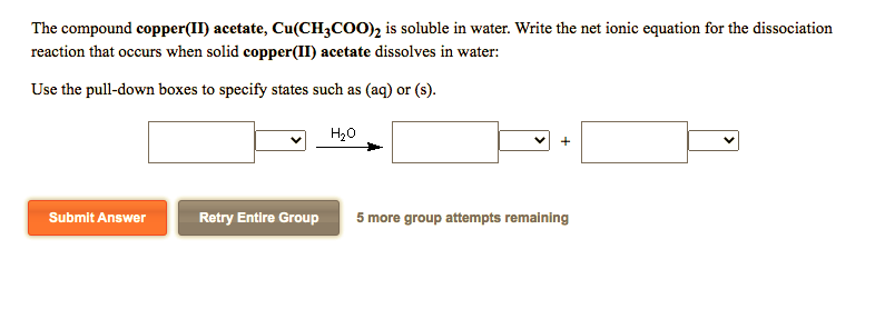Solved The compound cobalt(II) nitrate, Co(NO3)2 is soluble | Chegg.com