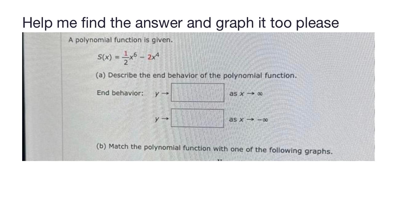 Help me find the answer and graph it too please A | Chegg.com