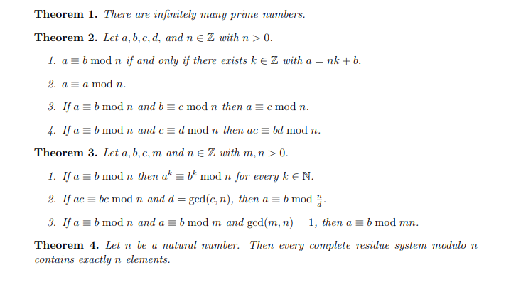 Solved Theorem 1. There are infinitely many prime numbers. | Chegg.com