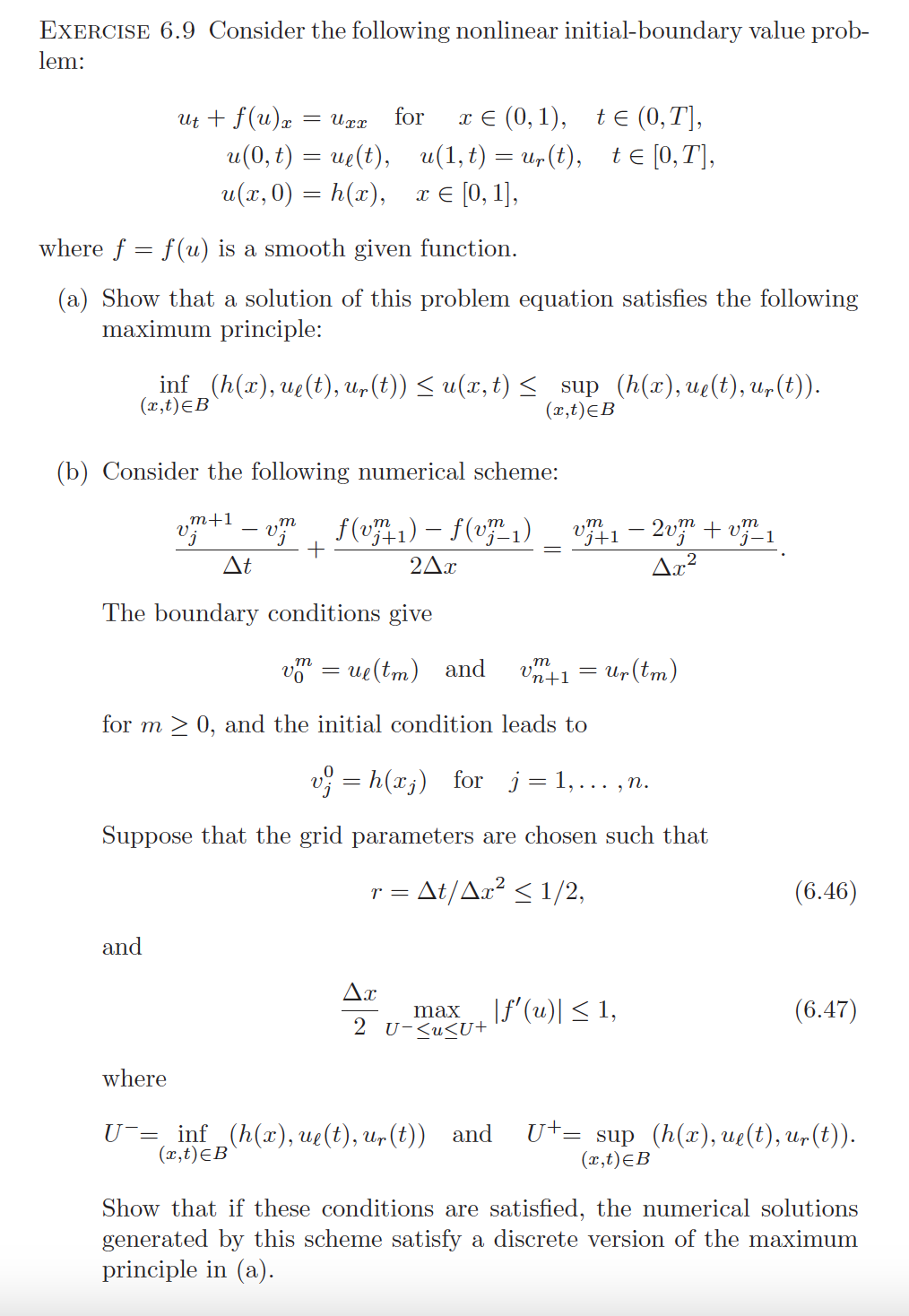 Solved by an EXPERT EXERCISE 6.9 ﻿Consider the following nonlinear | Chegg.com