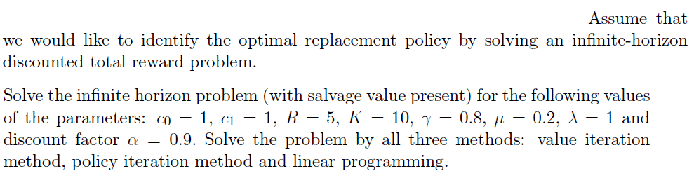 Dynamic Programming and Reinforcement Learning | Chegg.com
