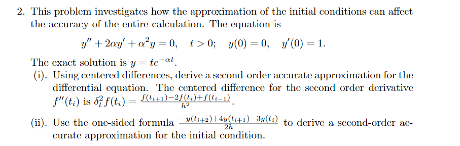 This problem investigates how the approximation of | Chegg.com