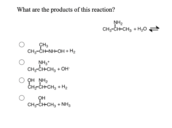 Solved What are the products of this reaction? NH2 | Chegg.com